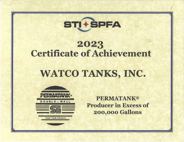 Watco Tanks, Inc. - Your Trusted Steel Tank Manufacturer Since 1964